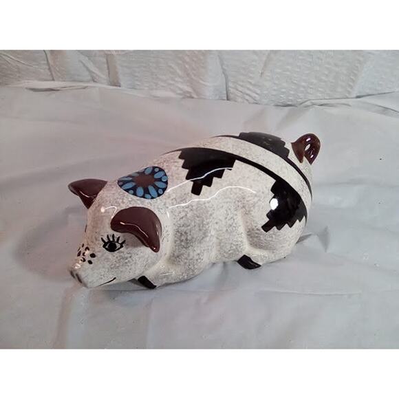 Accents | Vintage Hand Painted And Signed Mexican Or Native American ...